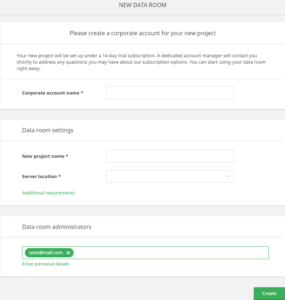 Data Room Features Overview | dataroom-providers.org